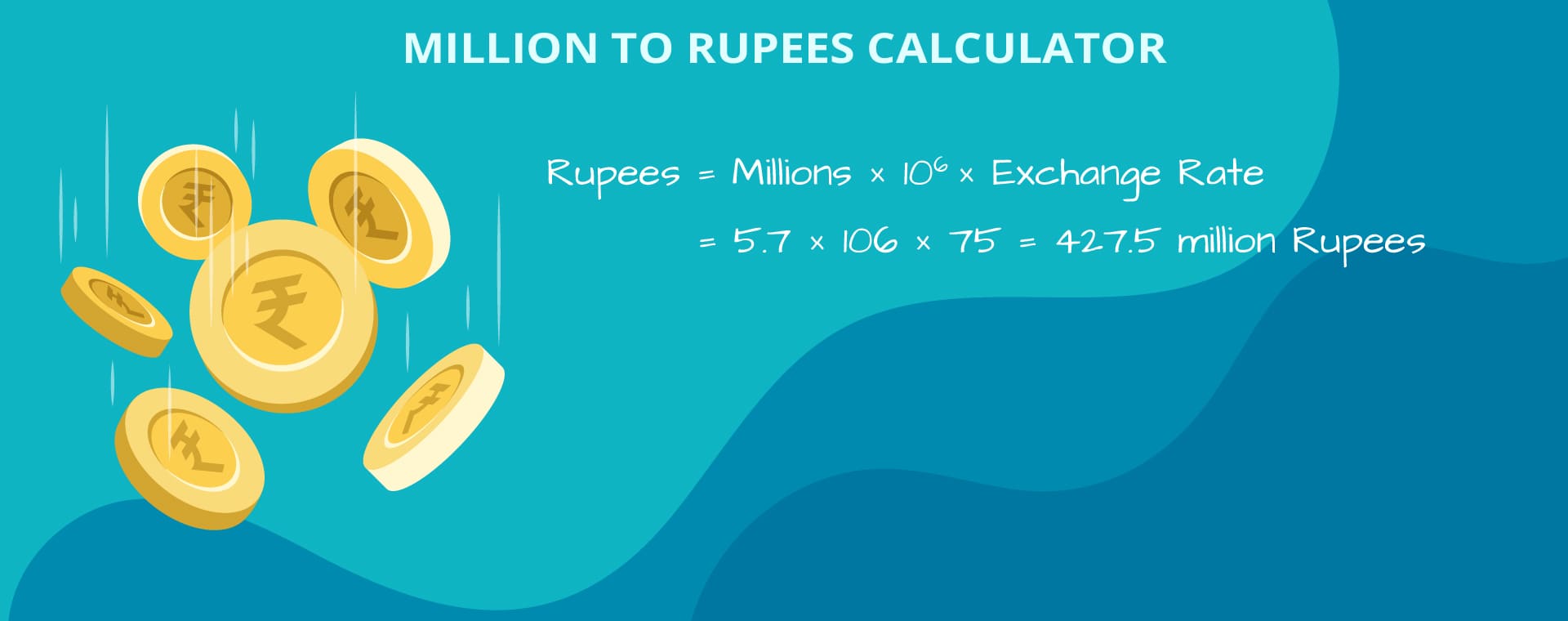 Million to rupee converter store